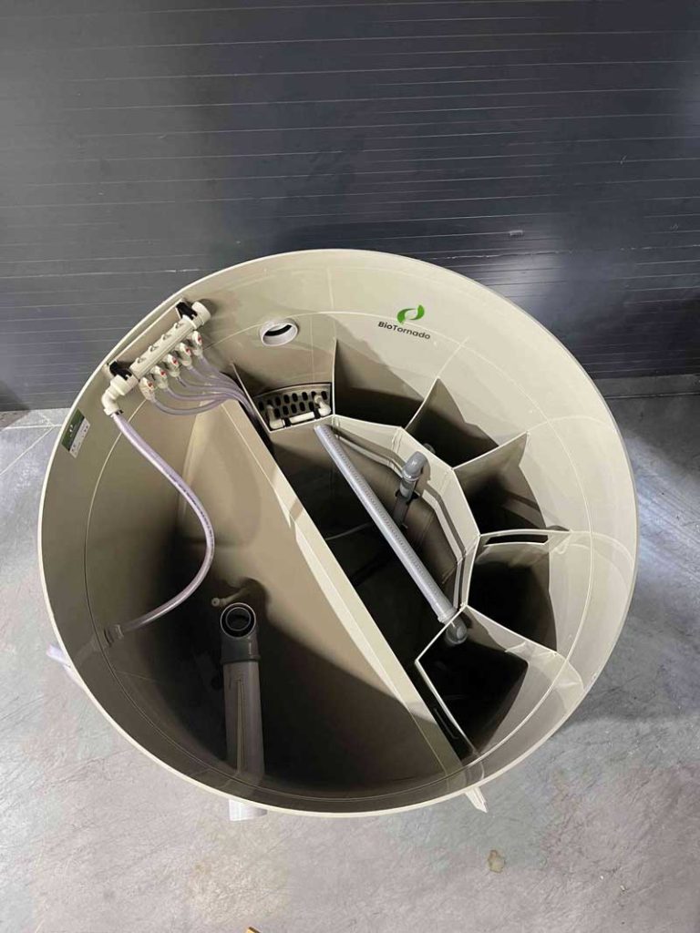 BioTornado – patented biological wastewater treatment plant